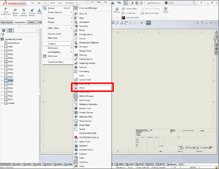 Macro : Convert drawing to PDF - IME Wiki