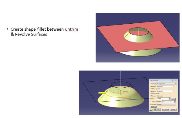 CATIA SURFACES DESIGN : SURFACES REPAIR - IME Wiki