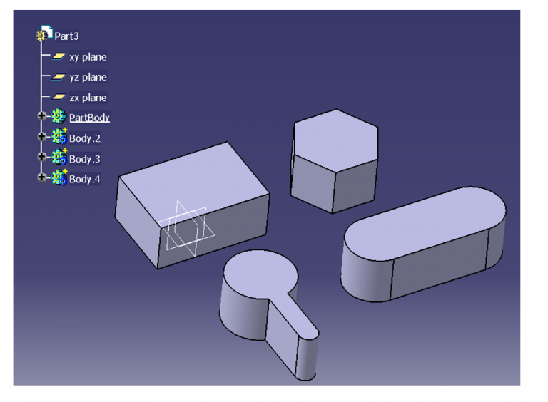 CATIA | Visualize Different Body in Multi Body Design - IME Wiki