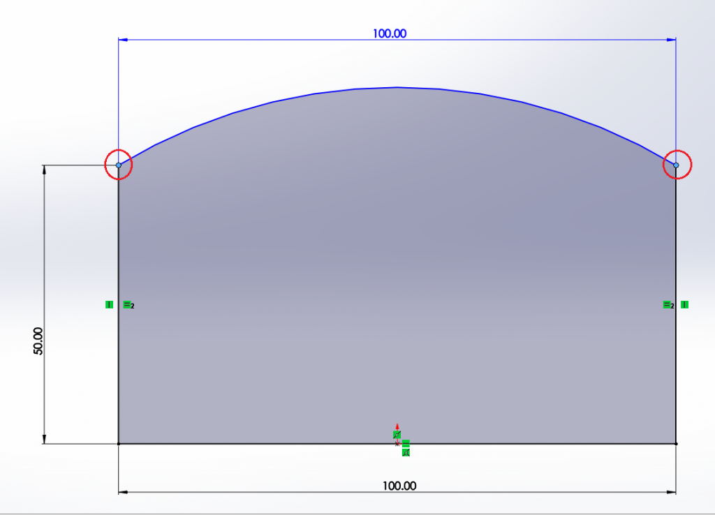 How to create arc length dimension - IME Wiki