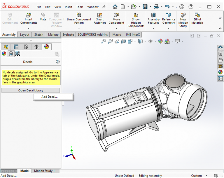 Adding logo or images to SolidWorks models - IME Wiki