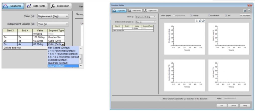 SOLIDWORKS Motion: Function Builder - IME Wiki