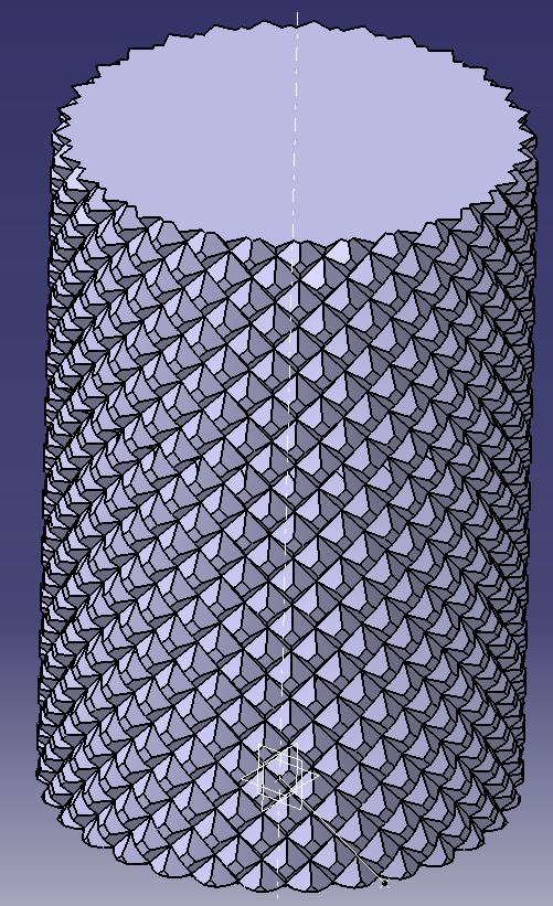 CATIA | How to create Knurling Cross Pattern - IME Wiki