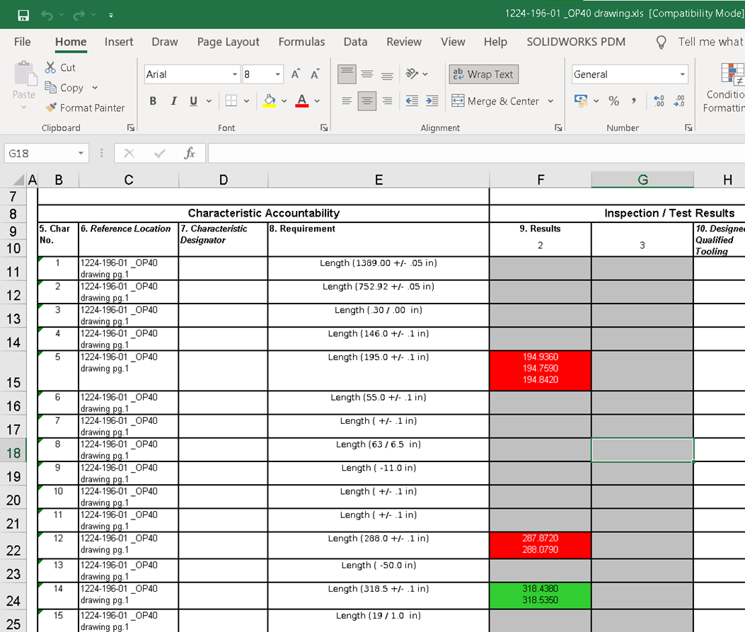 SW Inspection | Exporting CMM results to Ms Excel report - IME Wiki