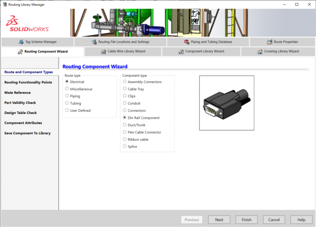 SOLIDWORKS electrical | make 3D part - IME Wiki