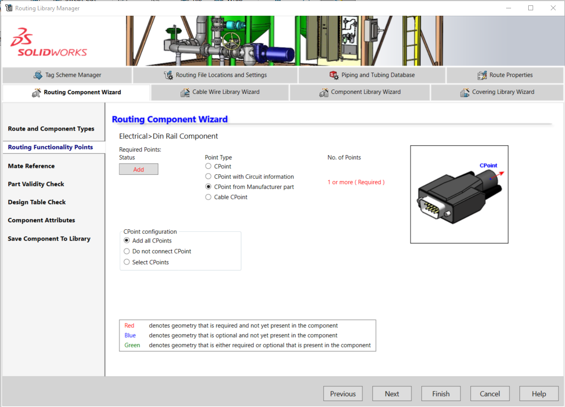 SOLIDWORKS electrical | make 3D part - IME Wiki