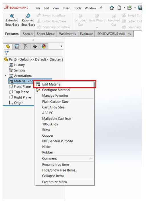 Custom Crosshatch for Material in SolidWorks - IME Wiki