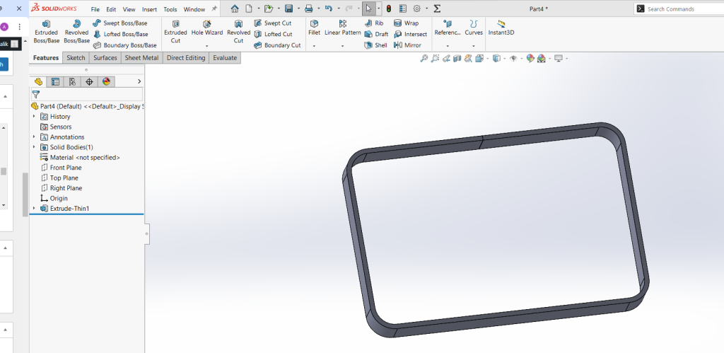 How to convert dxf file to solid body using SOLIDWORKS - IME Wiki