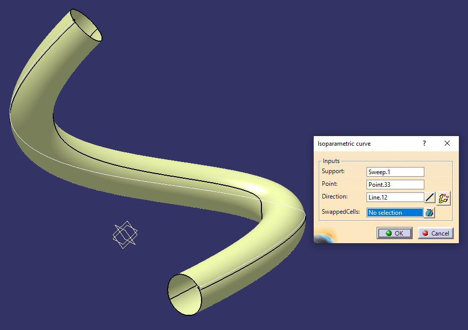 CATIA | How to generate Axis for a Non Linear Tube with Constant Radius ...