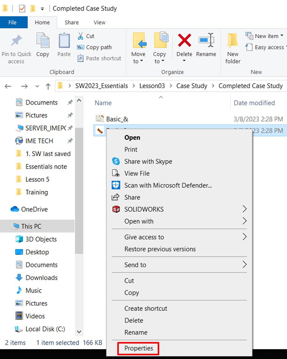 Determining the SOLIDWORKS Version in Which a File Was Last Saved - IME ...