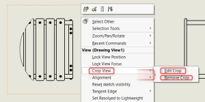 Create a Crop View in SOLIDWORKS Drawings - IME Wiki
