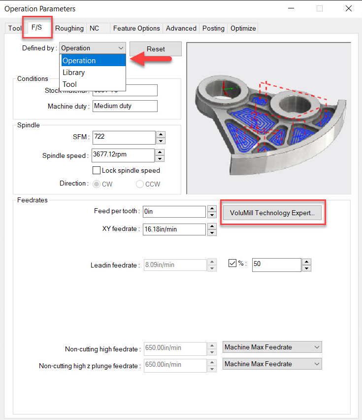 High-Speed Roughing in SOLIDWORKS CAM Professional with VoluMill - IME Wiki