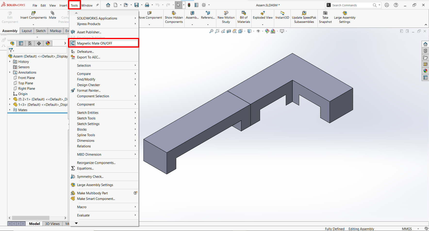 Magnetic Mates: Simplify Asset Positioning in Assemblies - IME Wiki