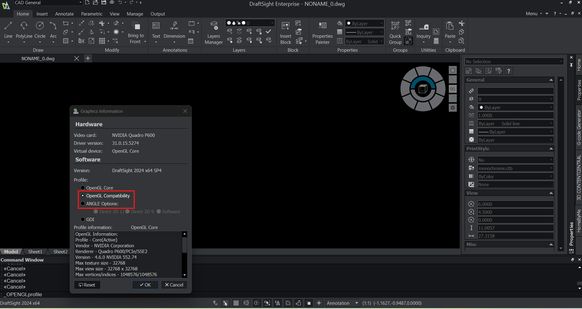 Mirror entity display incorrectly when zoom out in DraftSight 2020. - IME Wiki