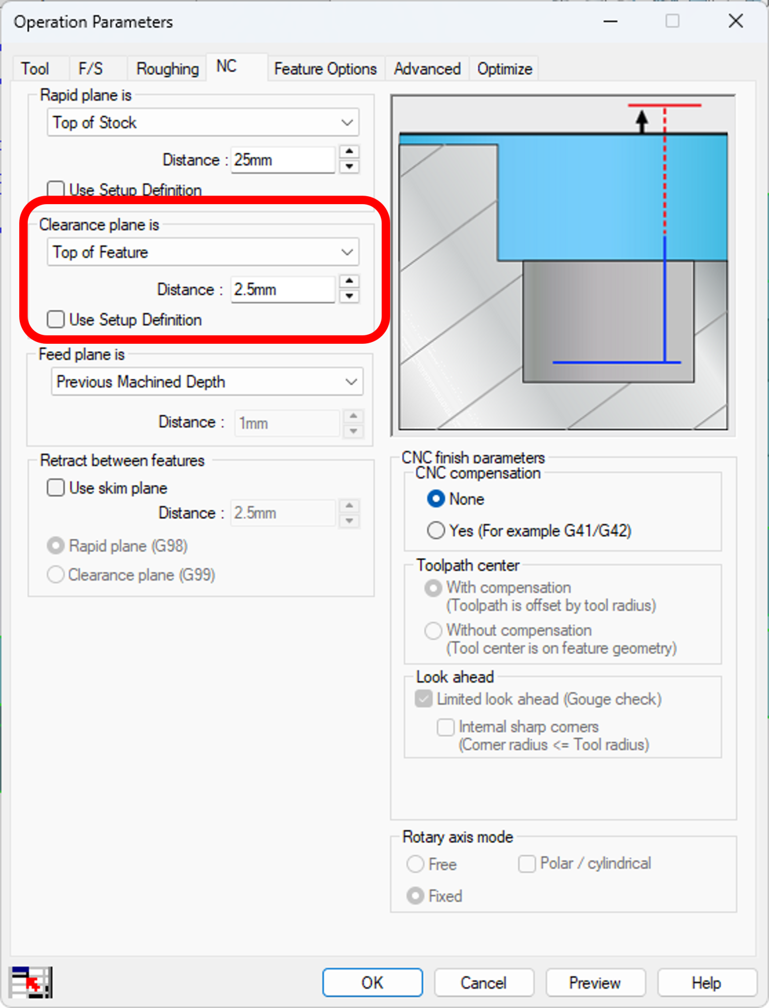 SOLIDWORKS CAM Clearance Planes for Speed and Safety - IME Wiki